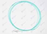 China OM3 LC Fiber Optic Pigtail Simplex 50/125μM 10Gb 0.9mm Aqua Color Good Exchangeability for sale