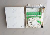 China 8 Cores FTTH Splitter Box White Color Size 190 X 126 X 46mm Net Weight 0.3kg for sale