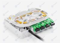 China SC Simplex Adapter FTTH Splitter Box Mini Thin Dimension 100 X 80 X 30mm for sale