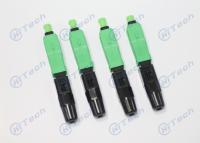China FTTH Single Mode Fiber Sc Connector , Fiber Optic Quick Connector Blue Color for sale