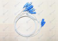 China Low Insertion Loss Fiber Optic PLC Splitter 2x8 Connector Type SC / UPC for sale