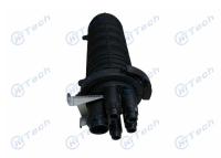 China Dome 72 Cores Fiber Optic Enclosure Outdoor 5 Round Cable Port Wall Mounting Style for sale