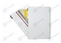 China White Color FC Fiber Patch Panel , Optical Patch Panel With Pigtail Outlet for sale