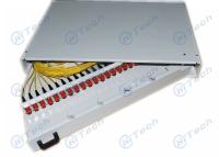 China White Color FC Fiber Patch Panel , Optical Patch Panel With Pigtail Outlet for sale