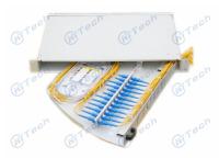 China White Color FC Fiber Patch Panel , Optical Patch Panel With Pigtail Outlet for sale