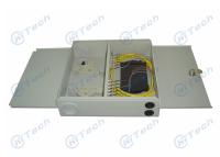 China FTTH Network Indoor Distribution Box , 12 Port ODF Fiber Optic Terminal Box Wall Mounted for sale