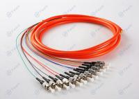 China SC LC FC Fan Out Fiber Optic Cable , Single Mode / Multimode Fiber Pigtail RoHS Approved for sale