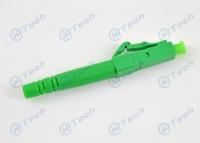 China ABS Housing Fiber Optic Cable LC Connector Green Color Singlemode 3.0mm 2.0mm for sale