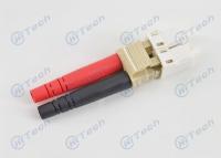 China ABS Housing Fiber Optic Cable LC Connector Green Color Singlemode 3.0mm 2.0mm for sale