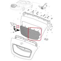 China Left Chrome Radiator Grille For Bentley Continental GT 2004-2008 Flying Spur 2005-2008 OEM 3W0853683A for sale