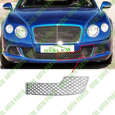 China Left Chrome Front Bumper Mesh Inner Grille For Bentley Continental Gt 6.0 2012-2015 OEM 3W3807681H for sale