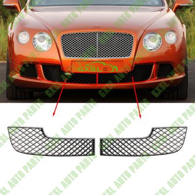 China Black Front Bumper Mesh Inner Grille For Bentley Continental Gt 6.0 2012-2015 OEM 3W3807681B 3W3807681F 3W3807682B 3W3807682F for sale