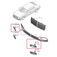 China With Acc Chrome Front Bumper Air Guide Grille Kit For Bentley Flying Spur 2020 OEM 3SE807668A 3SE807667A for sale