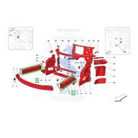 China Left Right Front Spar Body Frame For Ferrari F8 Spider OEM 985904565 985904561 for sale