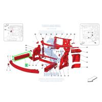 China Right Front Spar Body Frame For Ferrari F8 Spider OEM 985904565 for sale