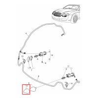 China Car Accessories Left Front Bumper Spray Cover End Cap For Bentley Continental Flying Spur 2009-2013 OEM 3W5807937 3W5807937A for sale
