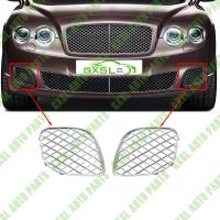 China Left Right Chrome Front Bumper Grille For Bentley Continental Flying Spur 2009-2013 OEM 3W5807682F 3W5807683F for sale
