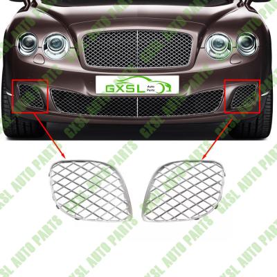 China Left Right Chrome Front Bumper Grille For Bentley Continental Flying Spur 2009-2013 OEM 3W5807682F 3W5807683F for sale