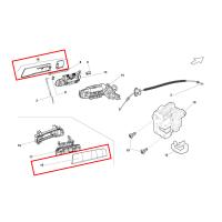 China Car Door Handle Cover Decoration Plate For Lamborghini Gallardo lp560 OEM 400839240 0R1400020（Only Fits the left-hand drive vehicle） for sale