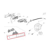 China Car Door Left Handle Cover Decoration Plate For Lamborghini Gallardo lp560 OEM 400839240（Only Fits the left-hand drive vehicle） for sale