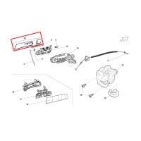 China Car Door Right Handle Cover Decoration Plate For Lamborghini Gallardo lp560 OEM 0R1400020（Only Fits the left-hand drive vehicle） for sale
