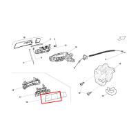 China Car Door Left Long Cover Handle Cover Decoration Plate For Lamborghini Gallardo lp560 OEM 400839240（Only Fits the left-hand drive vehicle） for sale