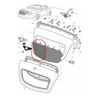 China Chrome Right Front Radiator Grille For Bentley Continental GT GTC 2009-2011 Flying Spur 2009-2012 OEM 3W0853684C for sale