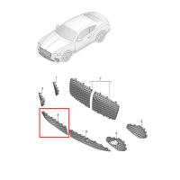 China For Bentley Continental GT 2020 Right Front Bumper Air Guide Grille With Acc /Without Acc Black OEM 3SD807676 for sale