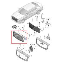 China For Bentley Flying Spur 2020 Front Radiator Grille Chrome OEM 3SE853667 3SE853667A for sale