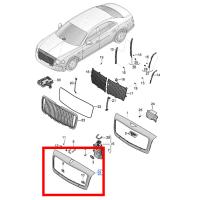 China For Bentley Flying Spur 2020 Front Radiator Grille Frame OEM 3SE853653 for sale