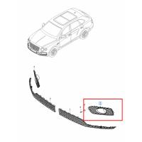 China For Bentley Bentayga 2016-2020 Left Front Bumper Grille With Acc Black OEM 36A807345E 36A807345F for sale
