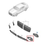 China For Bentley Continental GT GTC 2020 With ACC Front Bumper Left Grille Chrome OEM 3SD807647B for sale