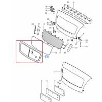 China For Bentley Continental GT 2012-2018 Front Bumper Grille Inner Frame Chrome OEM 3W3853667 3W3853667E for sale
