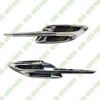 China For Bentley Continental GT GTC  2012-2017 Left Right Side Air Fender Vent Grille Chrome OEM 3W3821273A 3W3821273B 3W3821274A 3W3821274B for sale