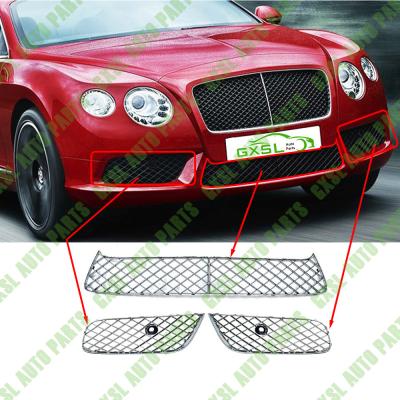 China For Bentley Continental Gt & Gtc V8 2012-2015 Chrome Bumper Grills Kit (Without Acc)OEM 3W3807647B 3W3807647C 3W3807648B 3W3807648C 3W3807667D 3W3807667F for sale