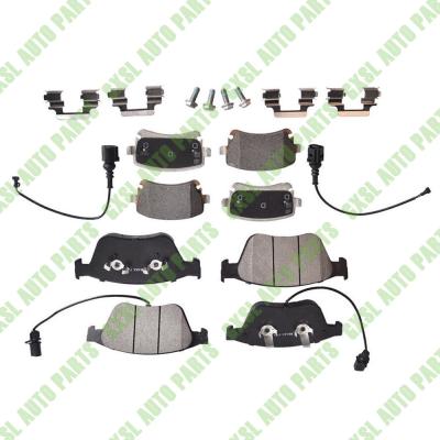 China For Bentley Continental GT GTC 2012-2014 Flying Spur 2012 1 Set Front Rear Brake Pad Kit OEM 3W0698151AA 3W0698151AD 3W0698151P 3W0698451J 3W0698151R for sale