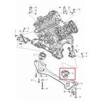 China For Bentley Continental Gt 2012-2017 Flying Spur 2012-2019 V8 Left Engine Mounts OEM 4W0199383 3W0199383 for sale