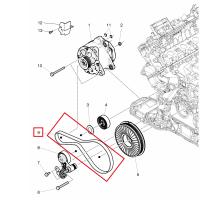 China For Bentley Continental GT/GTC Flying Spur 2011-2018 Drive Belt Multi Wedge Belt OEM 079903137AJ for sale