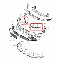 China For Bentley Continental GT 2012-2017 Car Front Bumper Bracket OEM 3W3807017C 3W3807018C for sale