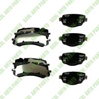 China For Bentley Bentayga Front & Rear Brake Pads Sensors Kit OEM 4M0698151AK 4M0698151AE 4M0698451C 4M0698451T for sale