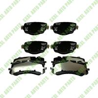 China For Bentley Bentayga Front & Rear Brake Pads Sensors Kit OEM 4M0698151AK 4M0698151AE 4M0698451C 4M0698451T for sale