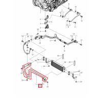 China For Bentley Continental Gt 2012-2015 & Flying Spur Transmission Left Oil Cooling Oil Pressure Pipeline OEM 4W0317808 for sale