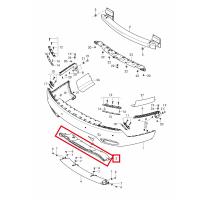 China For Bentley Flying Spur 2014-2019 Body Parts Rear Skirt Bumper Lower Panel OEM 4W0807433A for sale