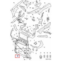 China For Bentley Continental Gt 2004-2010 Flying Spur 2005-2013 Front Lower Radiator Support OEM 3W0805057D 3W0805057C for sale