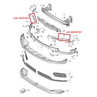 China For Bentley Bentayga 2015-2019 Left Front Bumper Guide Bracket Support OEM 36A807591 for sale
