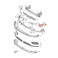 China For Bentley Bentayga 2016-2019 Front Bumper Guide Bracket Plastic For Old Model Left And Right OEM 36A807571A 36A807571B 36A807572A 36A807572B for sale