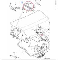 China For Bentley Continental Flying Spur 2006-2012 Luggage Compartment Lid Left Right Tailgate Hinge OEM 3W5827301 3W5827302 for sale