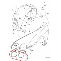 China For Bentley Continental Flying Spur 2005-2013 Left Right Inner Outside Headlight Chrome-Plated Ring With Electroplated Trim Set OEM 3W5807763 3W5807764 3W5807767 3W5807768 for sale