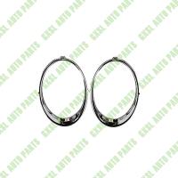 China For Bentley Continental Flying Spur 2005-2013 Left Right Outside Headlight Chrome-Plated Ring With Electroplated Trim OEM 3W5807763 3W5807764 for sale