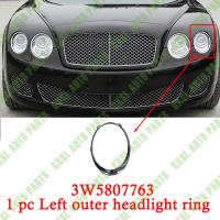 China For Bentley Continental Flying Spur 2005-2013 Left Outside Headlight Chrome-Plated Ring With Electroplated Trim OEM 3W5807763 for sale